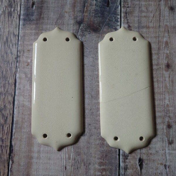 Ceramic Door Push Plates - Etsy