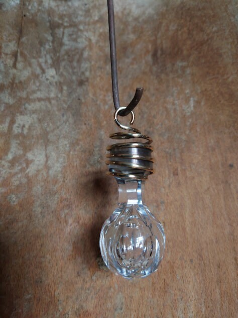 Hand Drawn Blown Cut Glass Cistern Pull - Etsy