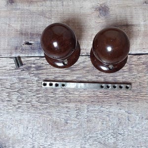 Vintage Bakelite Door Knobs, Antique Bakelite Doorknobs pair 6 - Etsy