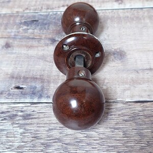 Vintage Bakelite Door Knobs, Antique Bakelite Doorknobs pair 6 - Etsy