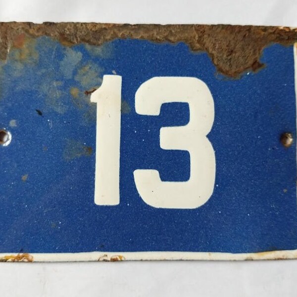 Porcelain House Sign - Etsy