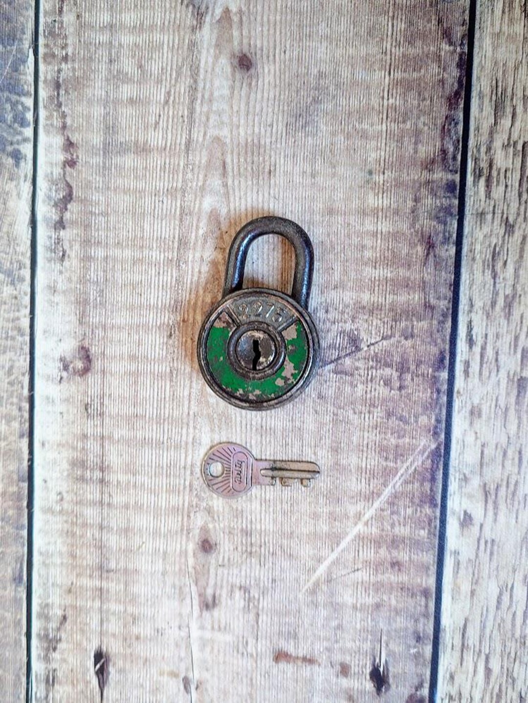 Working Delta Padlock and Key, Vintage Padlock With Key, - Etsy
