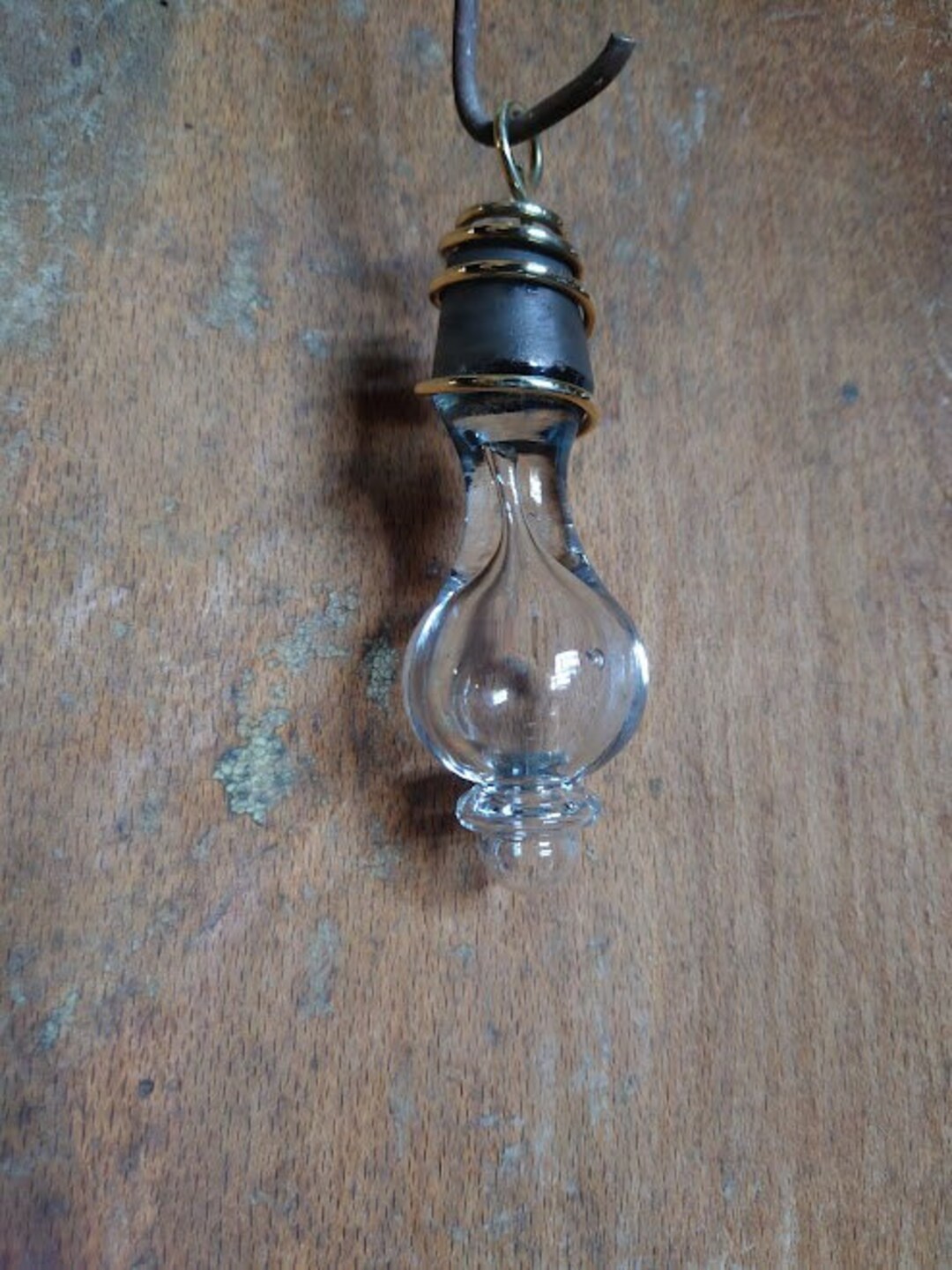 Hand Drawn Blown Glass Cistern Pull - Etsy