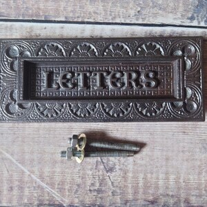 Small A Kenrick & Sons Antique Iron Letter Box, Vintage Kenrick Iron ...