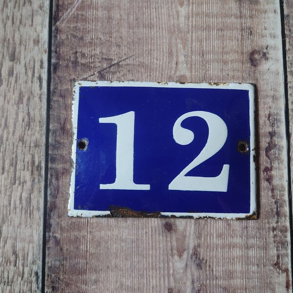 Vintage Enamel Sign - Etsy