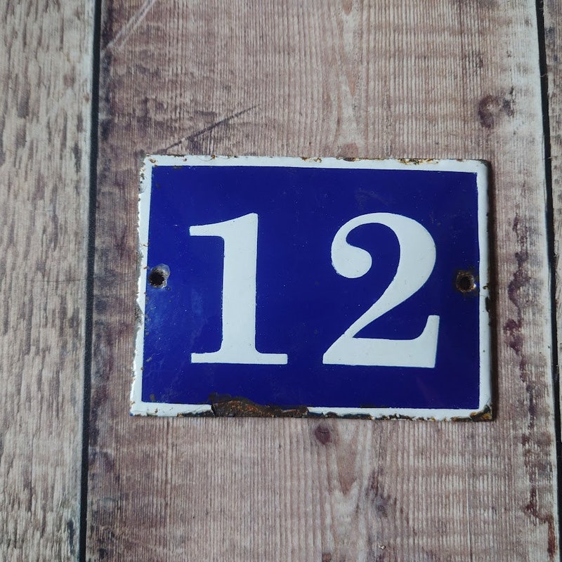 Vintage Enamel Sign - Etsy