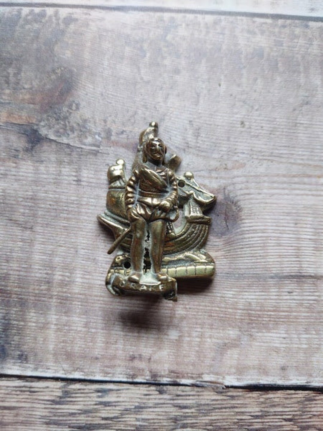 Drake and Flagship the Revenge Vintage Brass Door Knocker - Etsy