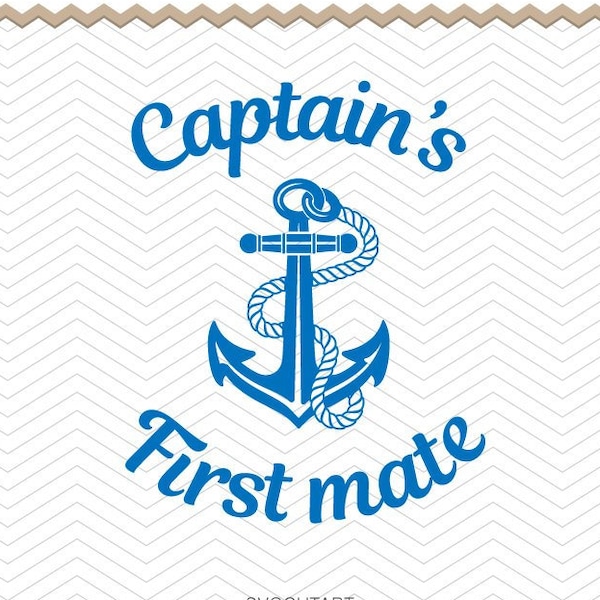 Captain First Mate - Etsy