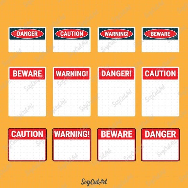 Warning Sign - Etsy