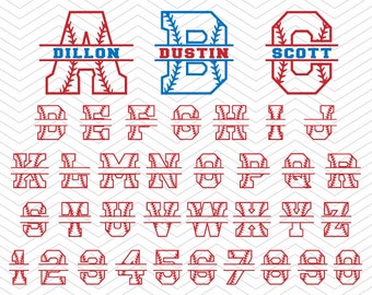 Baseball stitch font | Etsy