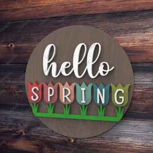 Hello Summer Svg, Glowforge Svg, Magnet Interchangeable Sign, Laser Cut ...