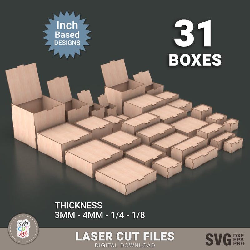 Laser Cut Boxes - Etsy