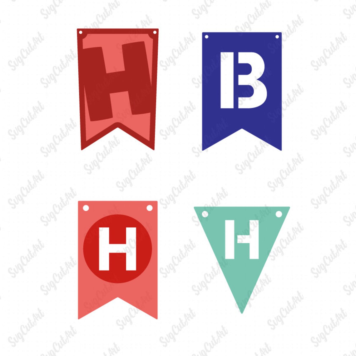 Happy Birthday Banner Pennant Banner Birthday Banner Party | Etsy