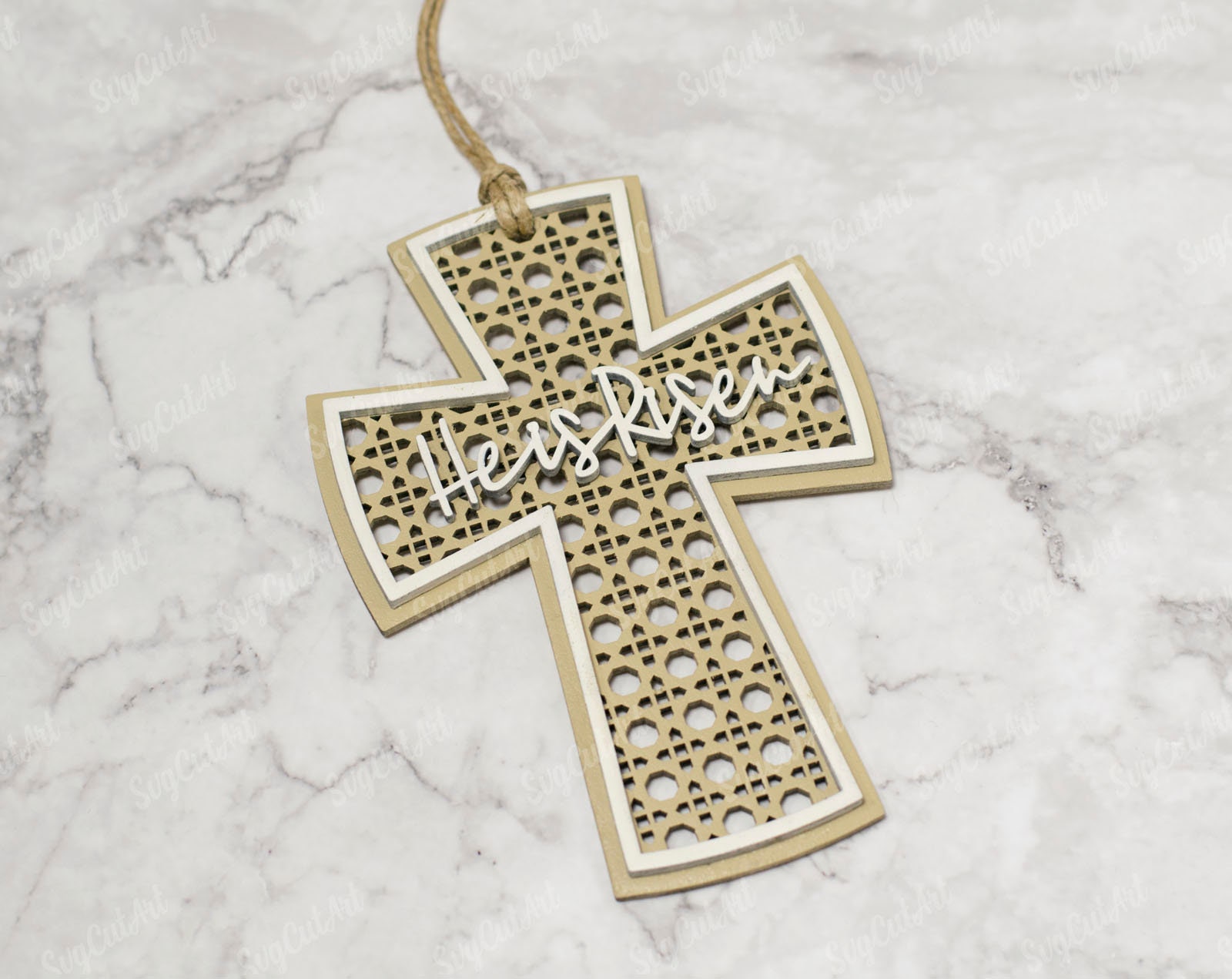 Easter Cross Rattan Svg Cross Tags Gift Tags Christian Svg - Etsy