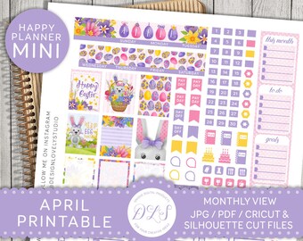 April Mini Happy Planner Easter Mini Happy Planner Kit Mambi | Etsy