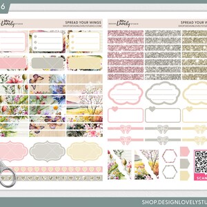 Butterfly Planner Stickers, Spring Stickers, Summer Stickers, Printable ...
