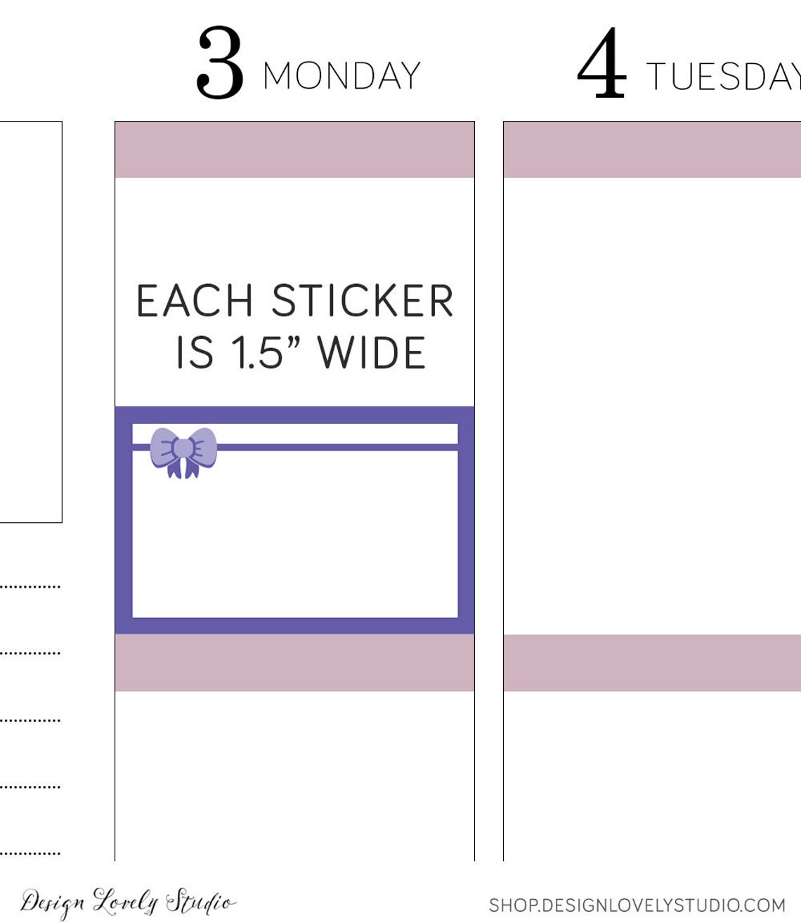 Printable Bow Half Boxes Multicolor Half Boxes Printable - Etsy