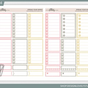 Butterfly Planner Stickers, Spring Stickers, Summer Stickers, Printable ...