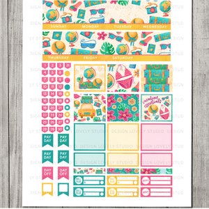 Printable Monthly Planner Stickers for Erin Condren Life Planner ...