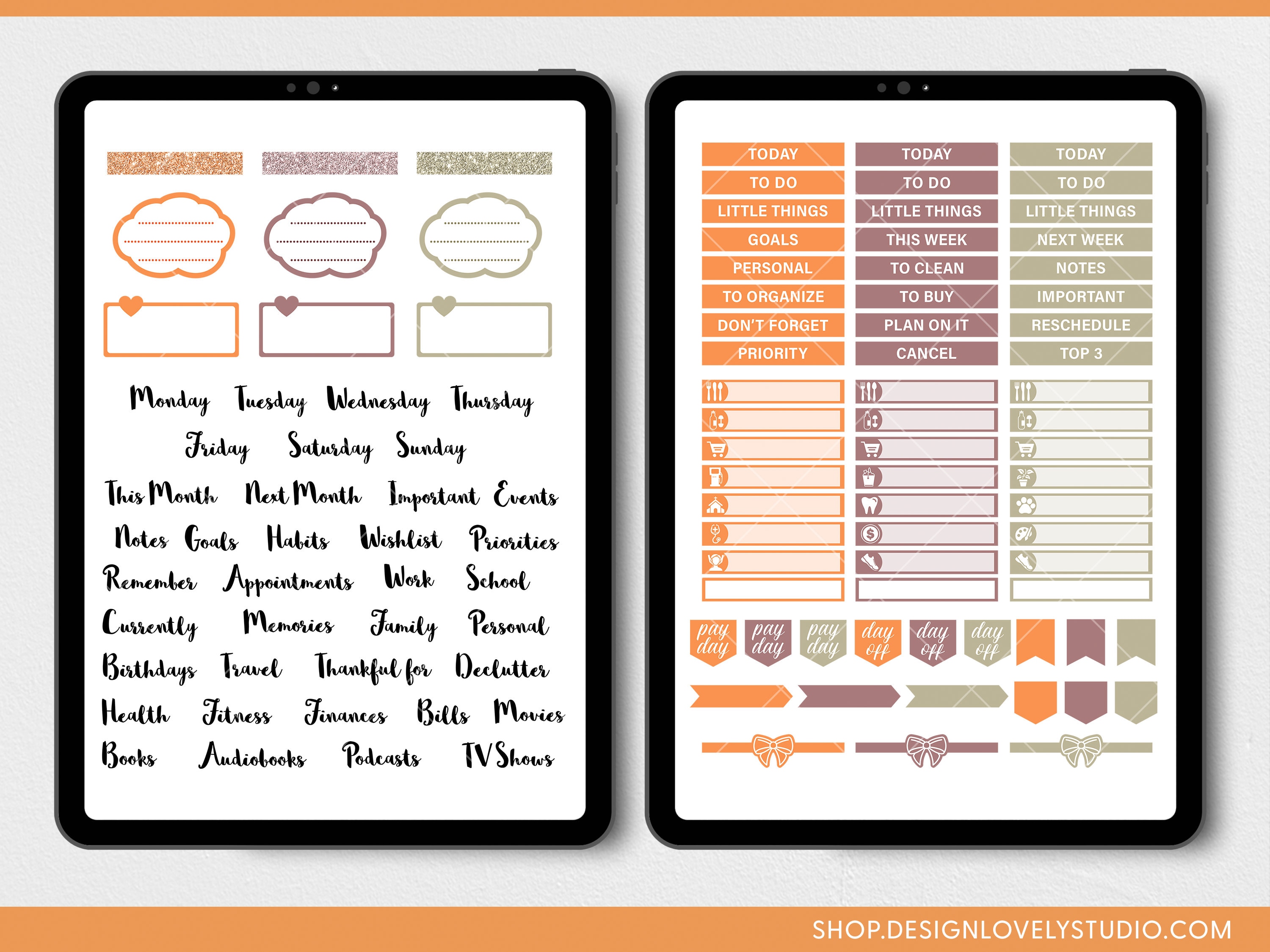 Goodnotes Stickers Fall Digital Planner Stickers Autumn - Etsy