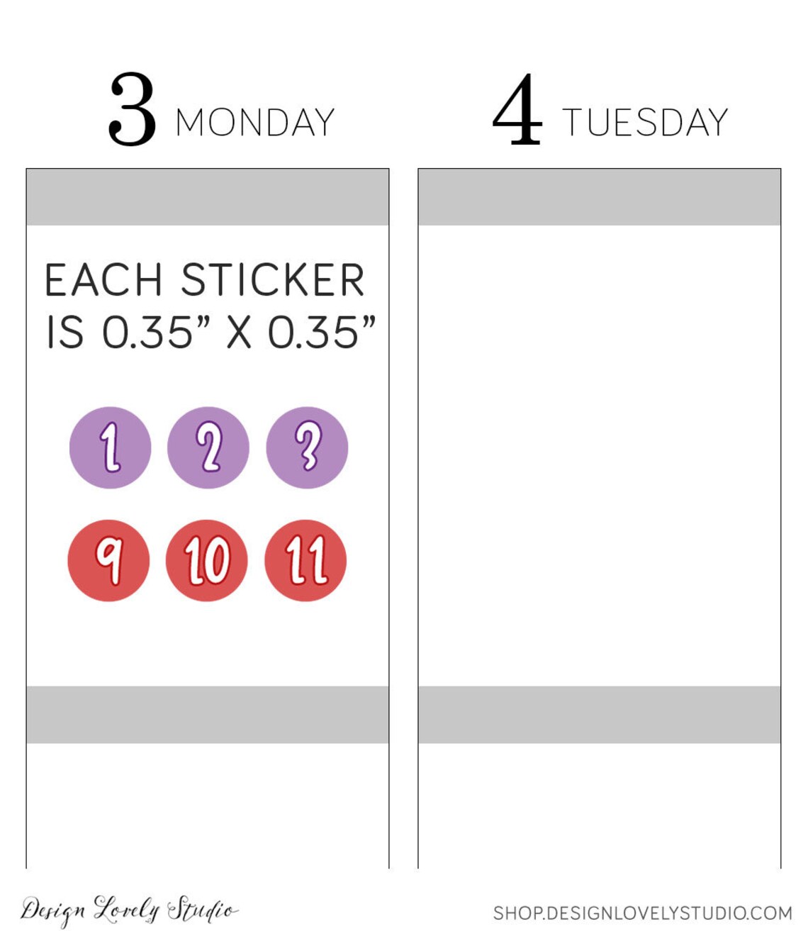 Printable DATE DOT Planner Stickers Printable Date Cover - Etsy