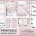 Printable JANUARY Notes Page Stickers, January Planner Kit, New Year ...