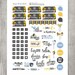 Printable BACK TO SCHOOL Planner Stickers, Big Happy Planner Weekly ...