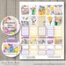 Printable FLORAL Planner Stickers, Spring Planner Stickers, Printable ...