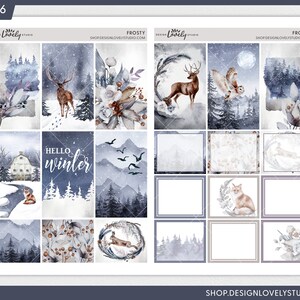 Happy Planner Printable Stickers, Winter Planner Kit, Weekly Sticker ...