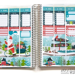 Christmas Planner Stickers, Winter Planner Kit, Weekly Stickers Kit ...