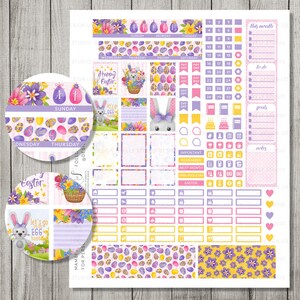 April Mini Happy Planner, Mambi Mini Planner, April Monthly View Kit ...