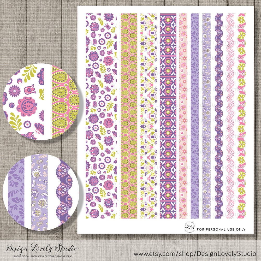Printable Vertical Stickers for Erin Condren Vertical Weekly | Etsy
