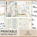 Printable NOTES PAGE Planner Stickers, Spring Notes Page Stickers Kit ...