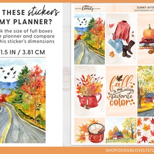 Happy Planner Stickers Kit, Fall Planner Stickers, Weekly Sticker Kit ...