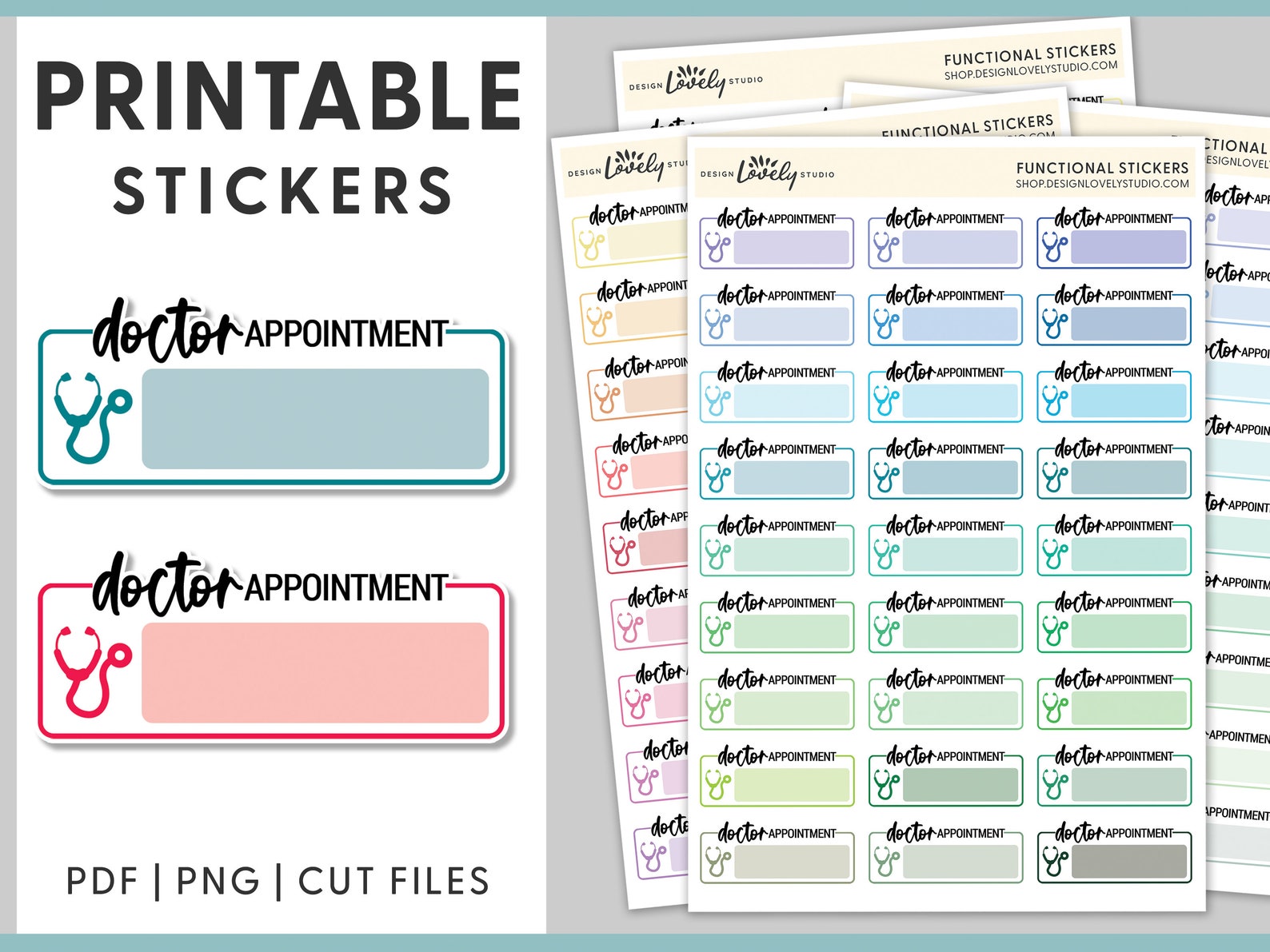 Doctor Appointment Stickers, Doctor Appointment Reminder Sticker ...