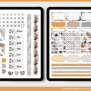 Goodnotes Stickers, Halloween Digital Planner Stickers, October Digital ...
