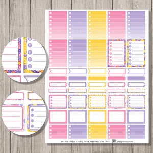 Happy Planner Easter Kit, Easter Planner Stickers, Happy Planner April ...