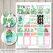 PRINTABLE CACTUS Planner Stickers, Houseplants Planner Stickers, Happy ...
