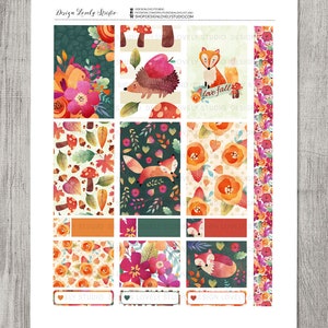 Big Happy Planner Fall Stickers, Mambi Big Planner Stickers, Fall ...