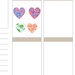 Printable Hearts Planner Stickers, Checklist Stickers, Printable ...