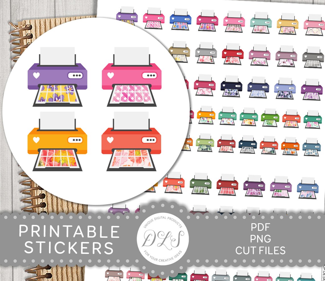 Printer Planner Stickers Planner Shop Owner Stickers Planner | Etsy