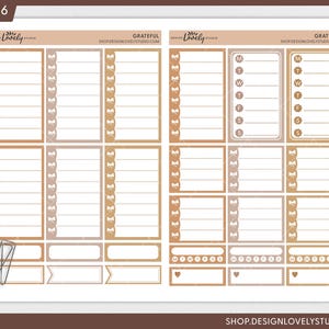 Thanksgiving Printable Planner Stickers, November Happy Planner ...