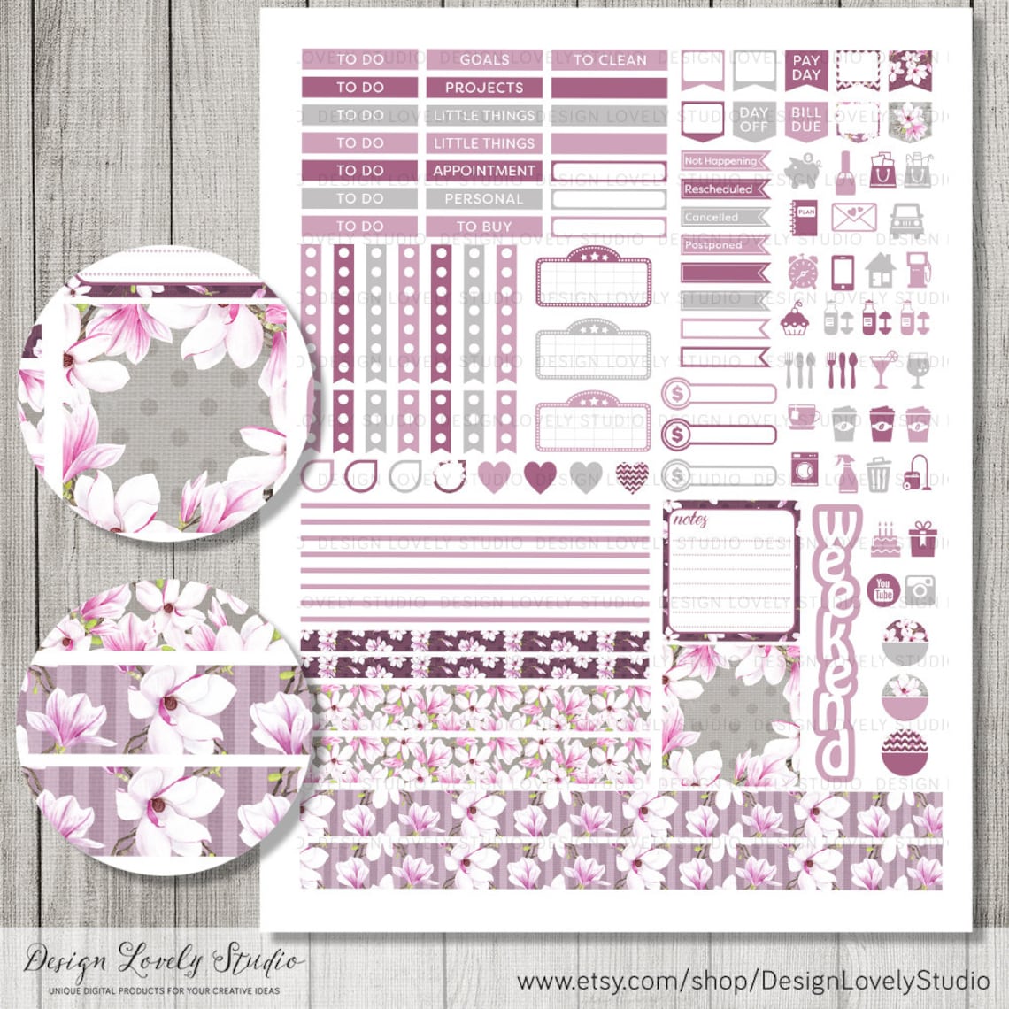 Mini Happy Planner Printable Stickers Mini HP Printable - Etsy