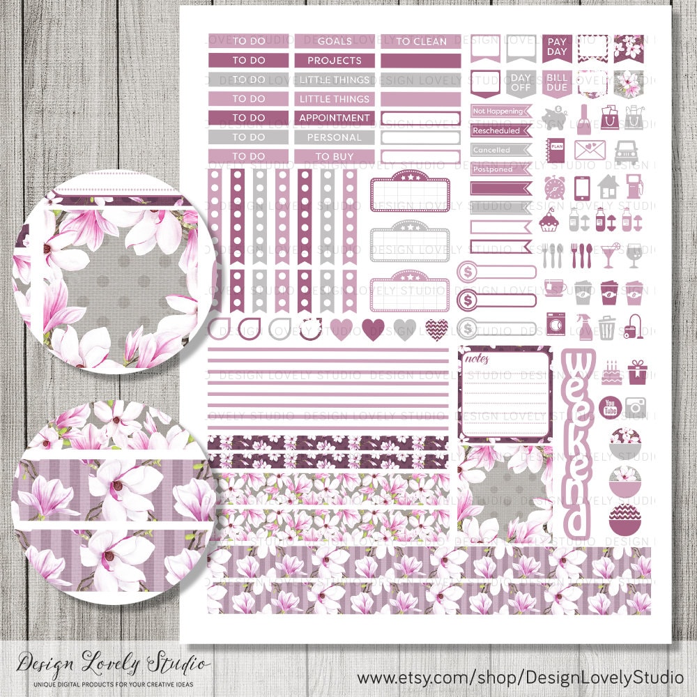 Mini Happy Planner Printable Stickers Mini HP Printable | Etsy