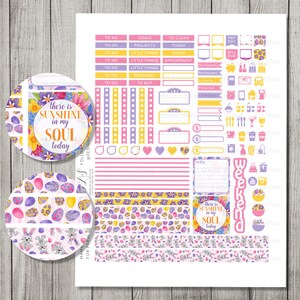 April Mini Happy Planner, Easter Mini Happy Planner Kit, Mambi Easter ...