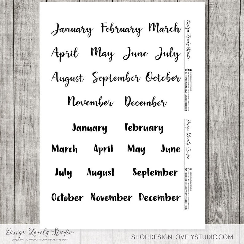 Printable NOVEMBER Notes Page Stickers Fall Planner Stickers | Etsy