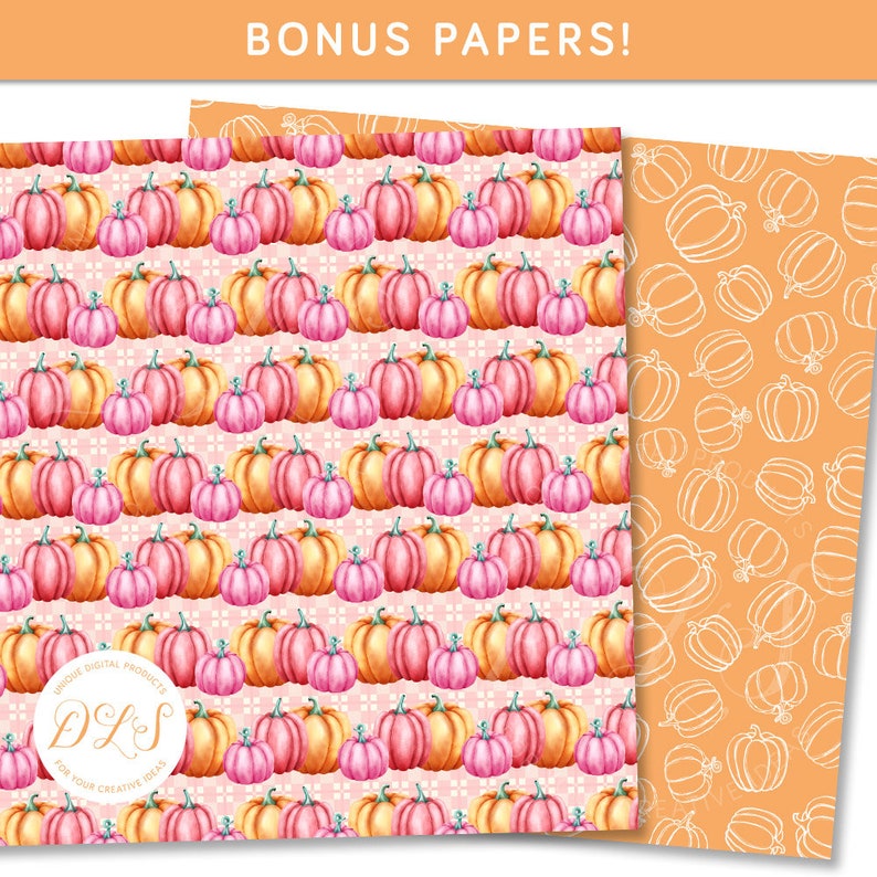 THANKSGIVING Digital Paper Pumpkin Pie Digital Paper - Etsy