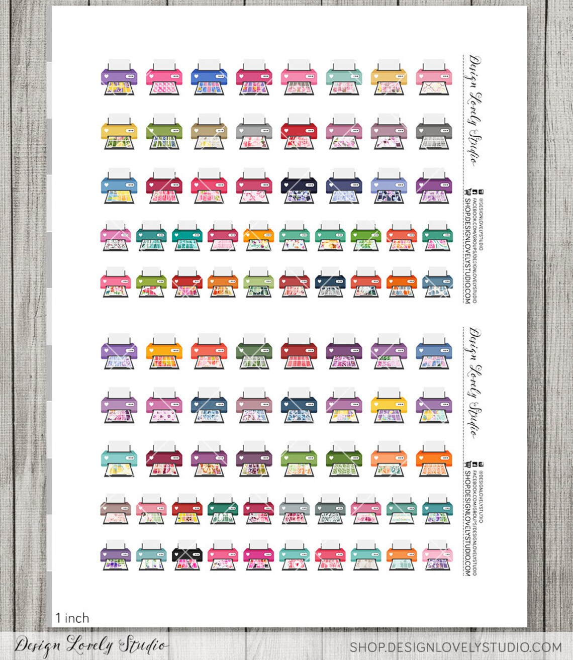 Printer Planner Stickers Planner Shop Owner Stickers Planner | Etsy