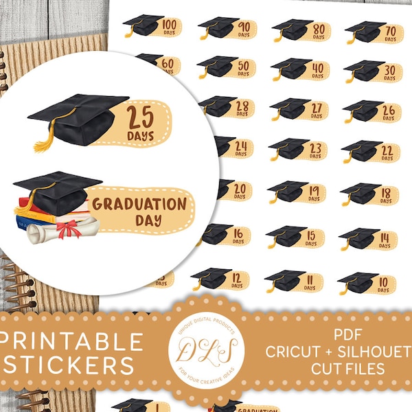 Graduation Countdown Printable - Etsy