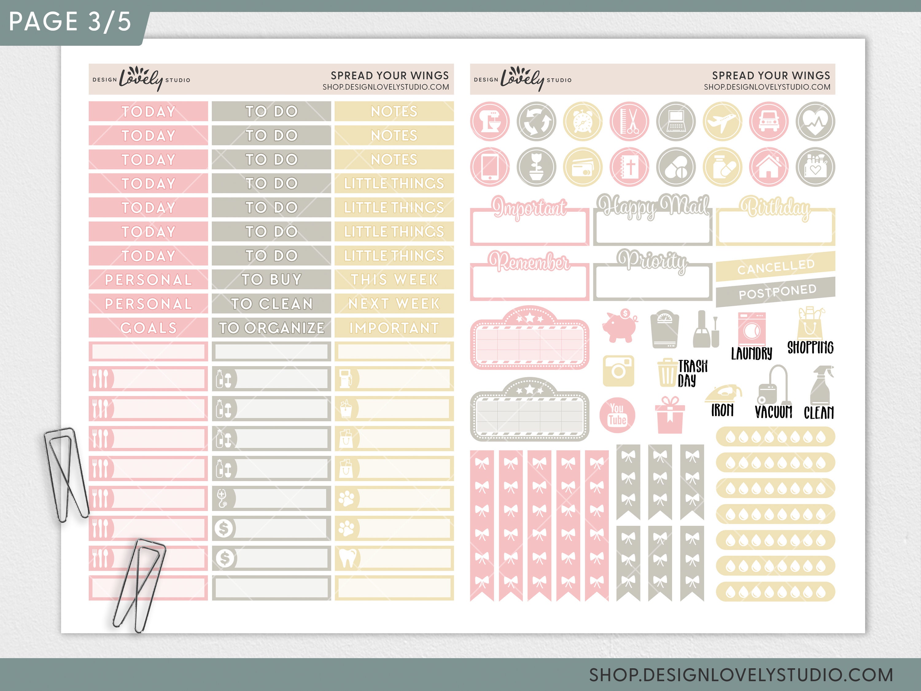 Butterfly Planner Stickers, Spring Stickers, Summer Stickers, Floral ...